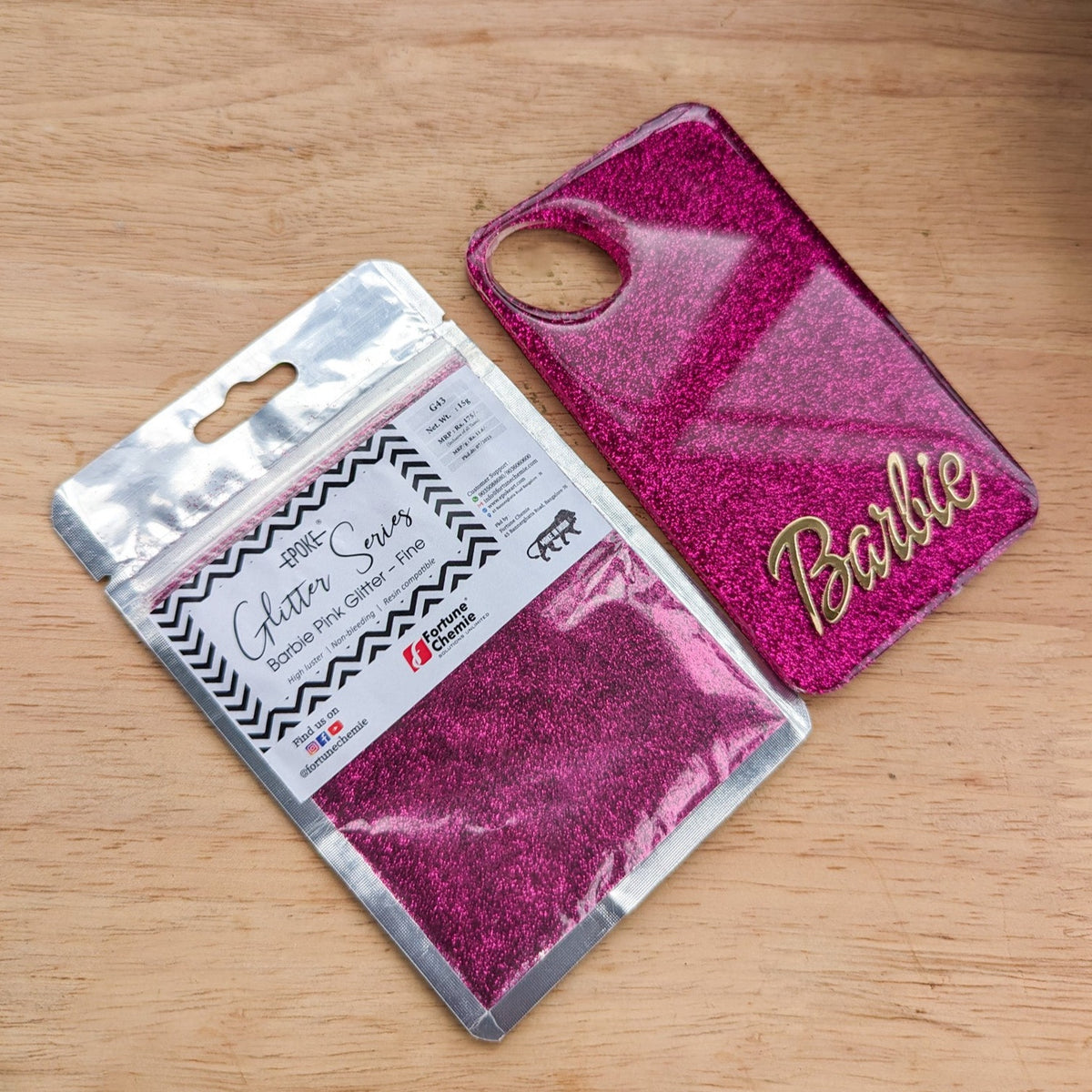 Barbie Pink Holographic Glitter(G43) - Fine - 15g – EPOKE Art