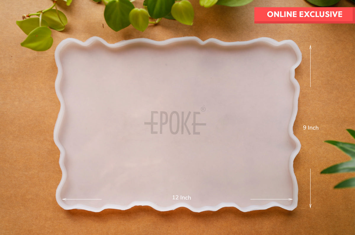 9 X 12 inch rectangle Agate Tray mould(M37) – EPOKE Art